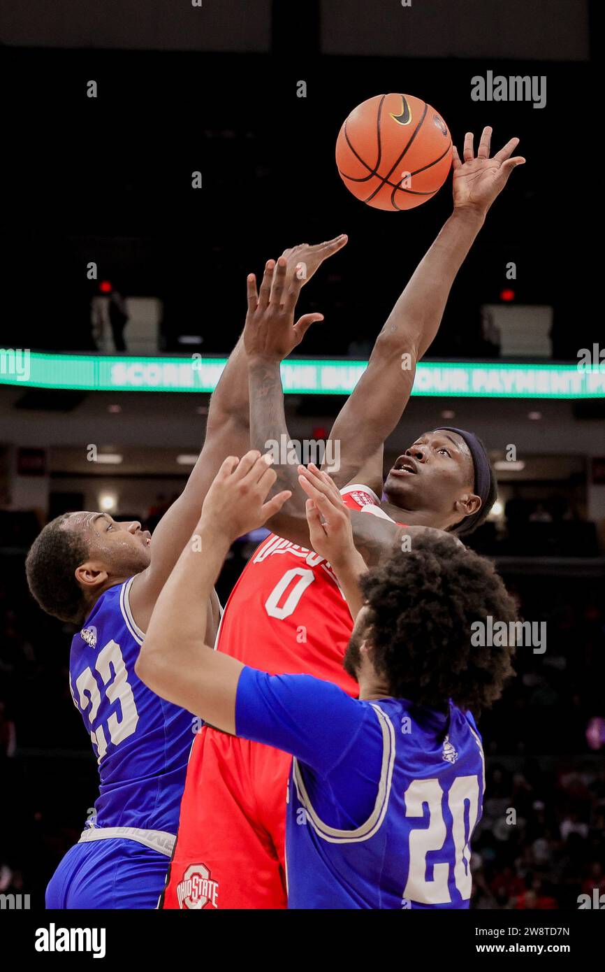 Columbus, Ohio, USA. 21st Dec, 2023. Ohio State Buckeyes guard Scotty ...