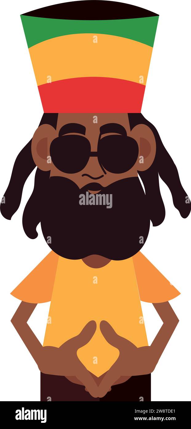 bob marley day man cartoon Stock Vector Image & Art - Alamy