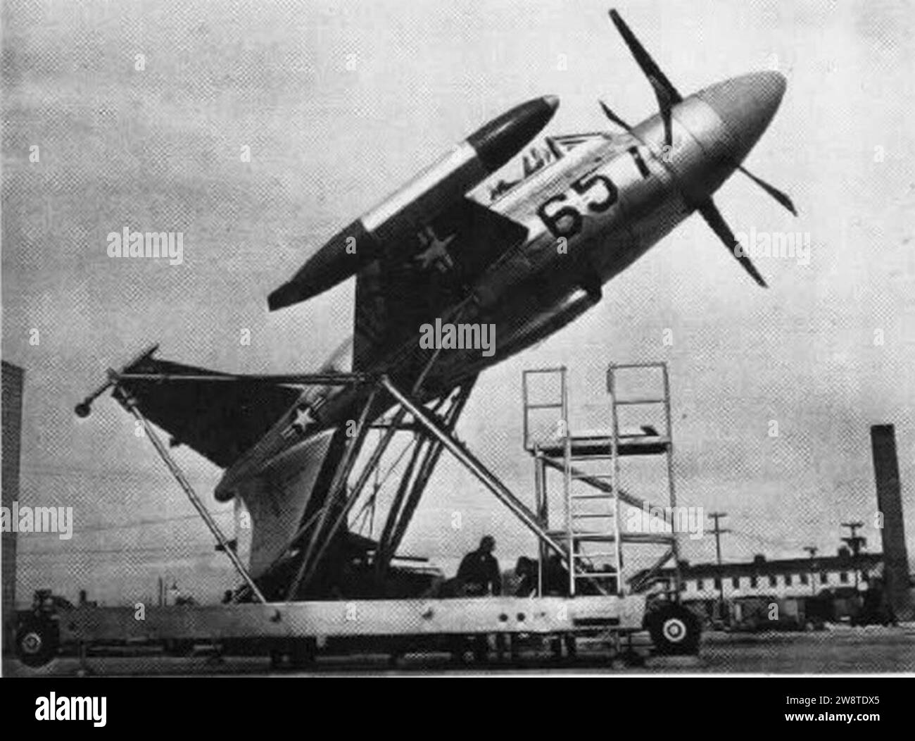 XFV-1 on launching cart NAN5-54 Stock Photo - Alamy