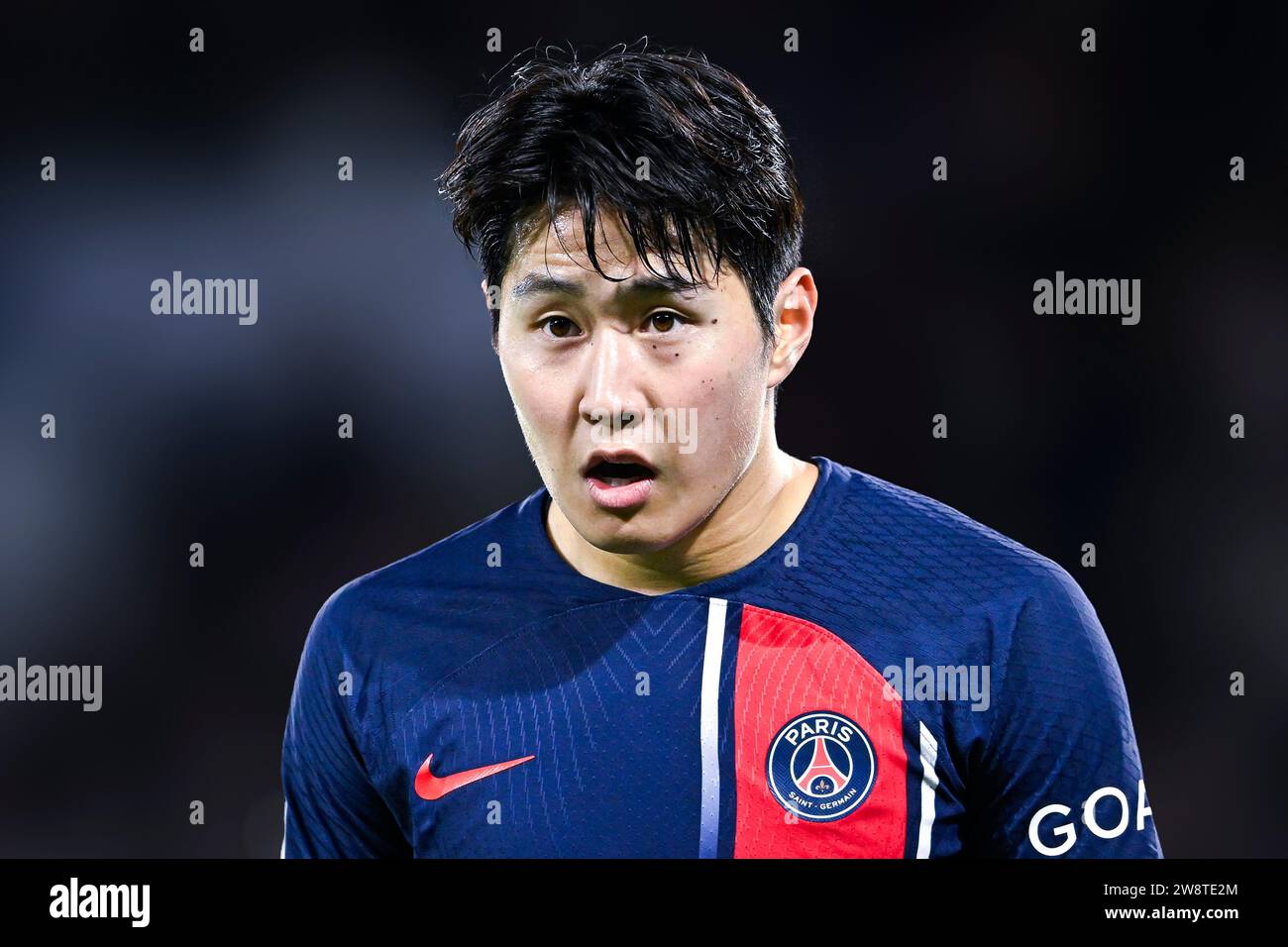 Lee Kang-in during the Ligue 1 football (soccer) match between Paris Saint-Germain PSG and FC ...