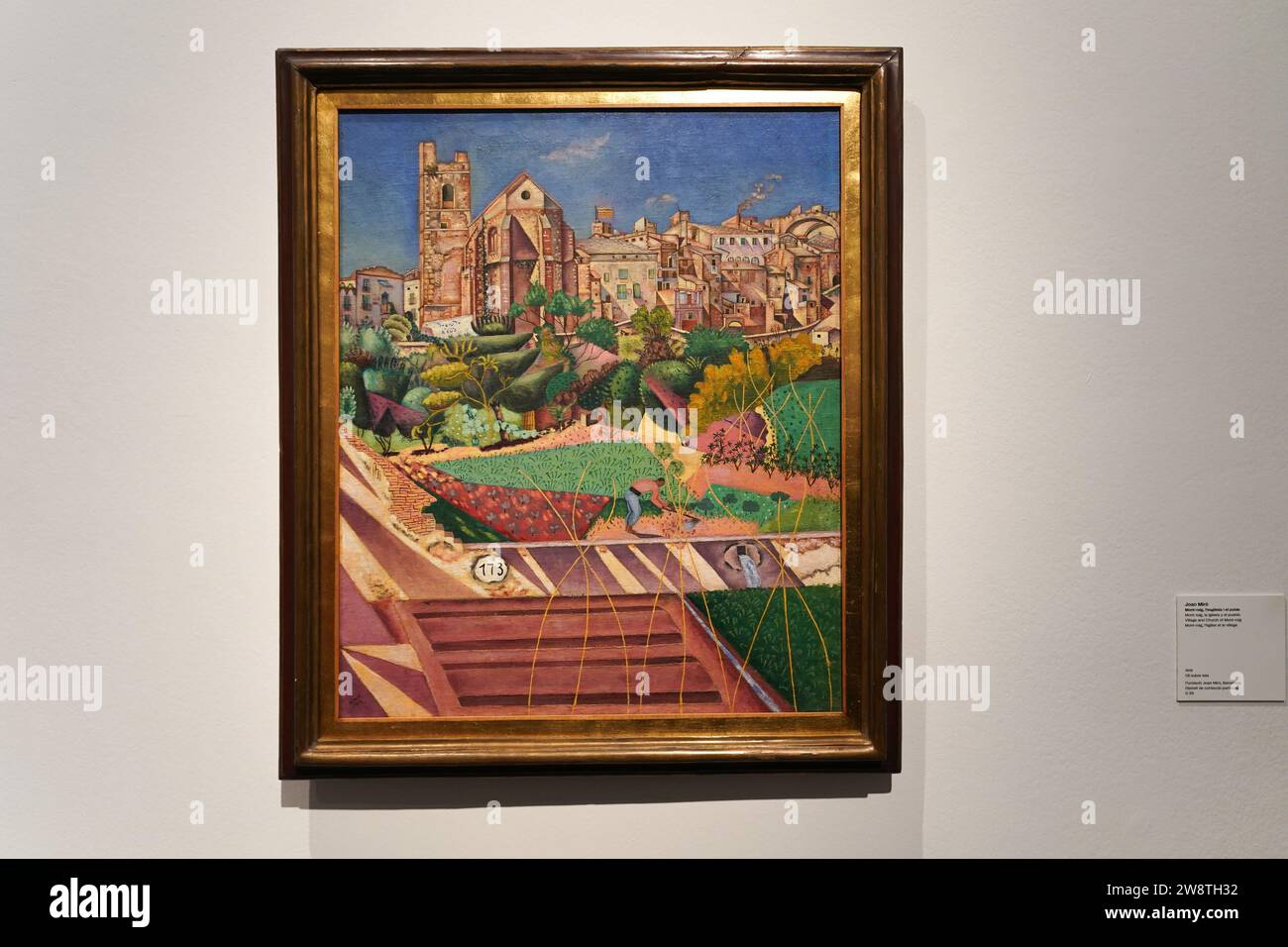 Joan Miró paintings at the Pablo Picasso Museum in Barcelona, Spain ...