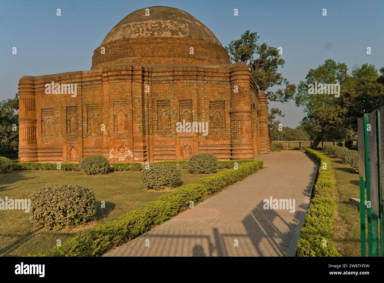 Gour Malda India 14.02.2023. picture of old historic mosque made of ...