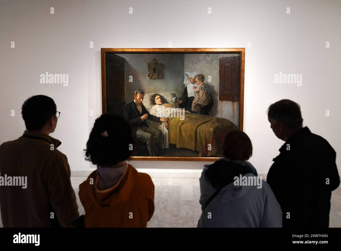 "Science and Charity (1897)" by Pablo Picasso at the Museum in ...