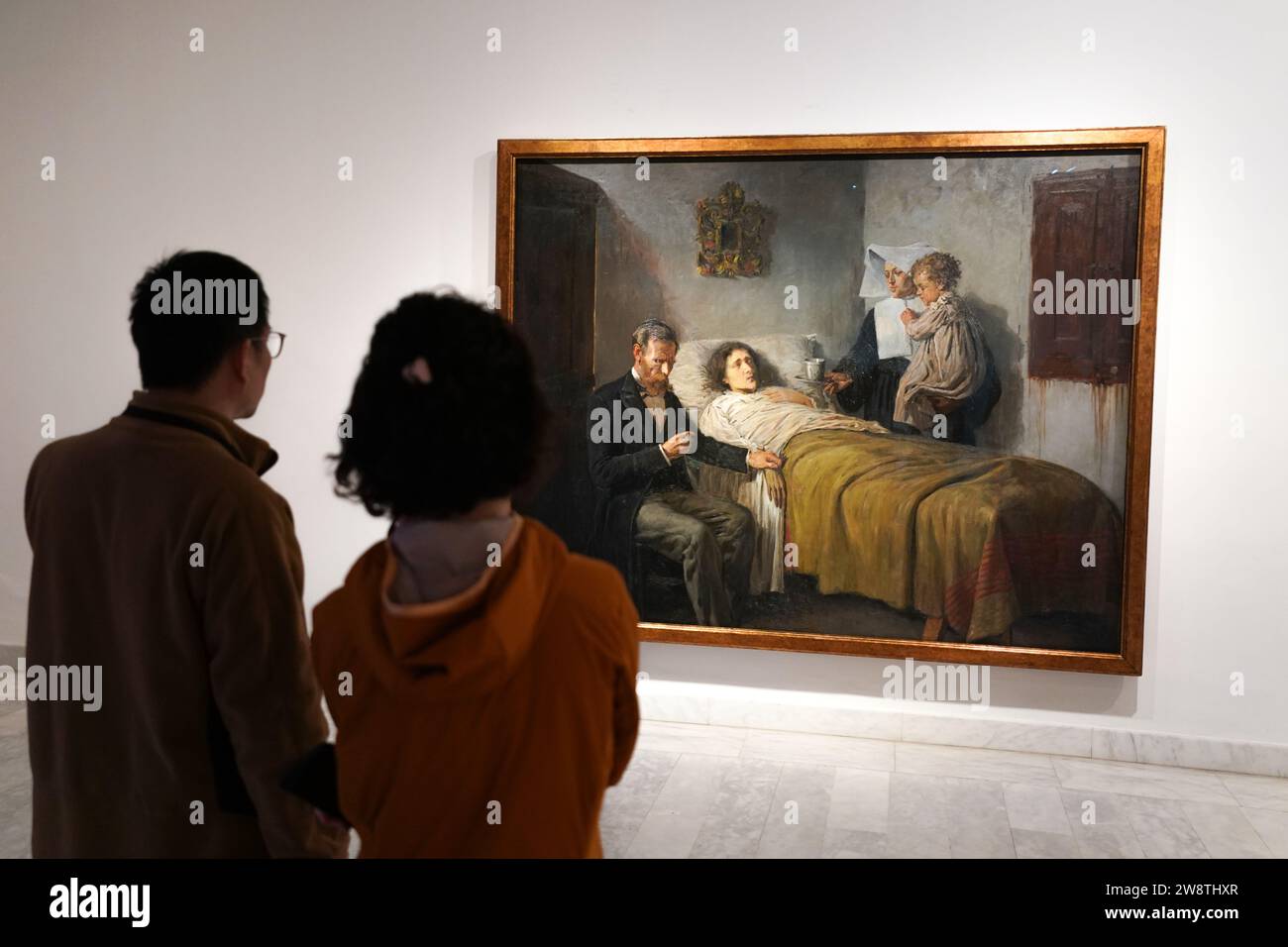 "Science and Charity (1897)" by Pablo Picasso at the Museum in ...