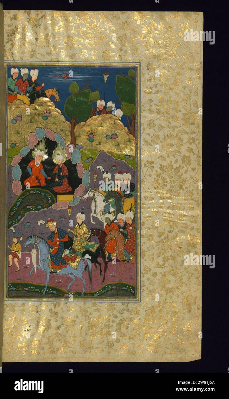 Yadkar al-Katib - Alexander the Great at the Fountain of Life with the ...