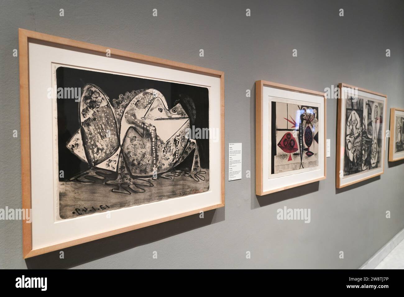 The toad, 1949 - Pablo Picasso Museum in Barcelona, Spain Stock Photo ...