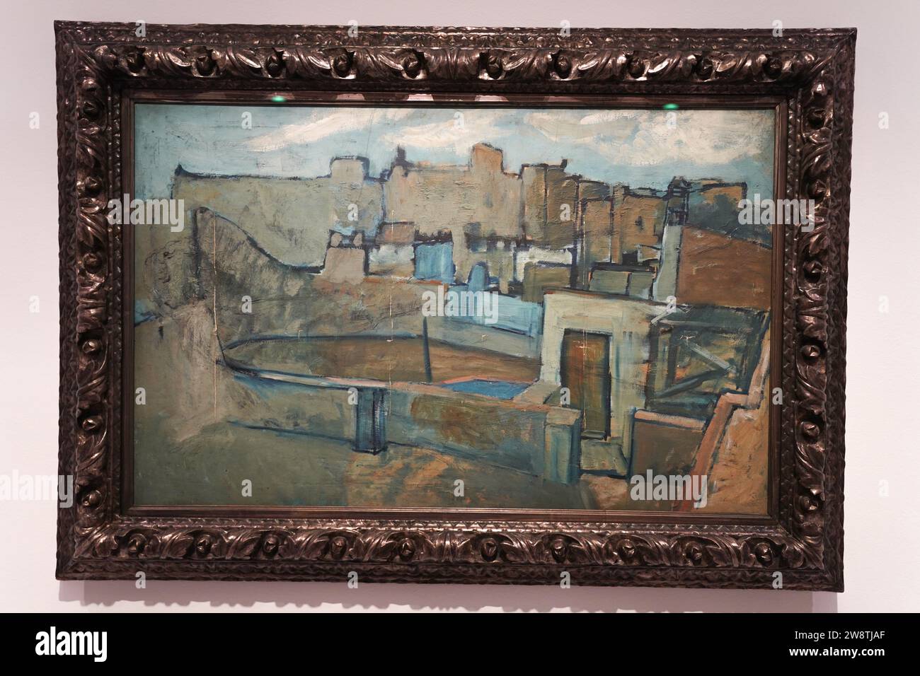 Barcelona rooftops - Pablo Picasso Museum in Barcelona, Spain Stock ...