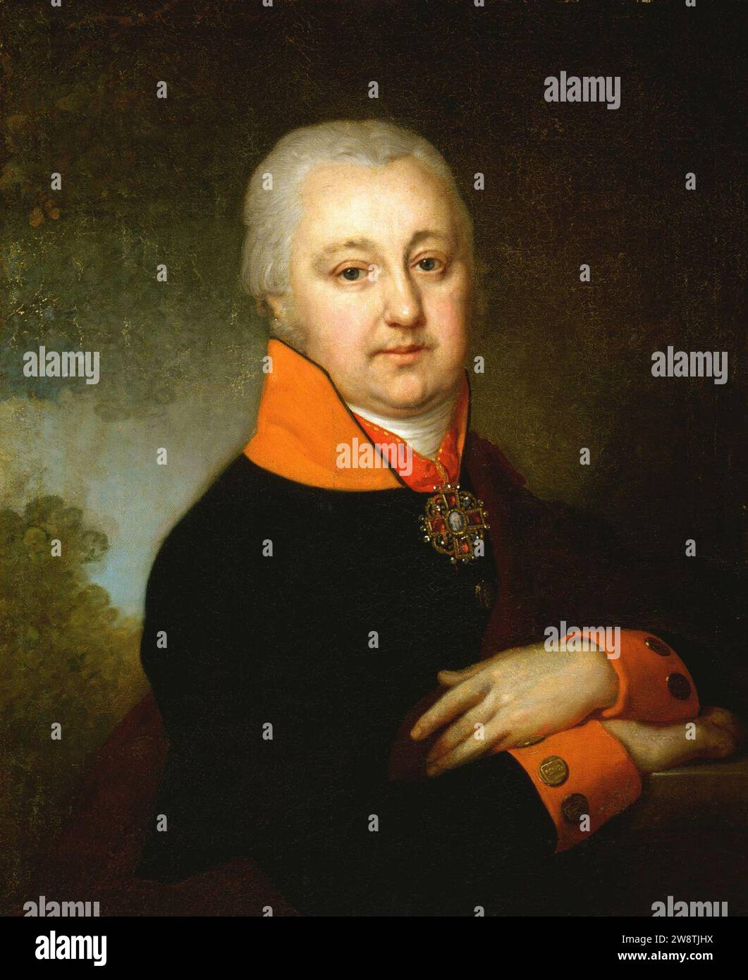 Yakovlev Nikolay by Borovikovsky Stock Photo - Alamy