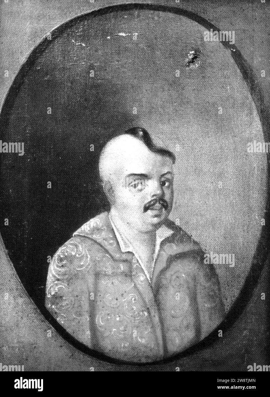 Yakym Somko (Portrait, 19th century, black and white Stock Photo - Alamy