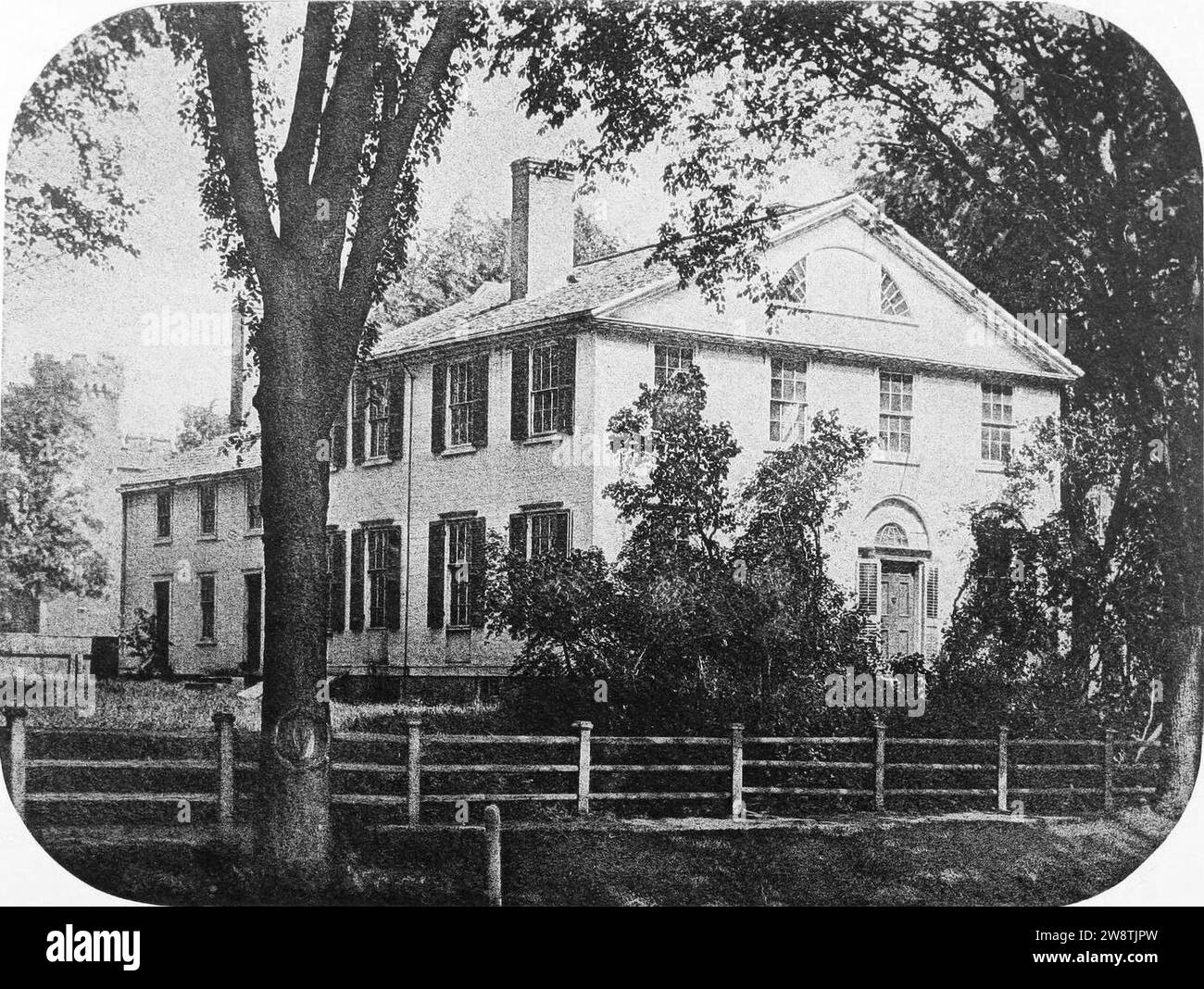 Yale President's House Stock Photo - Alamy