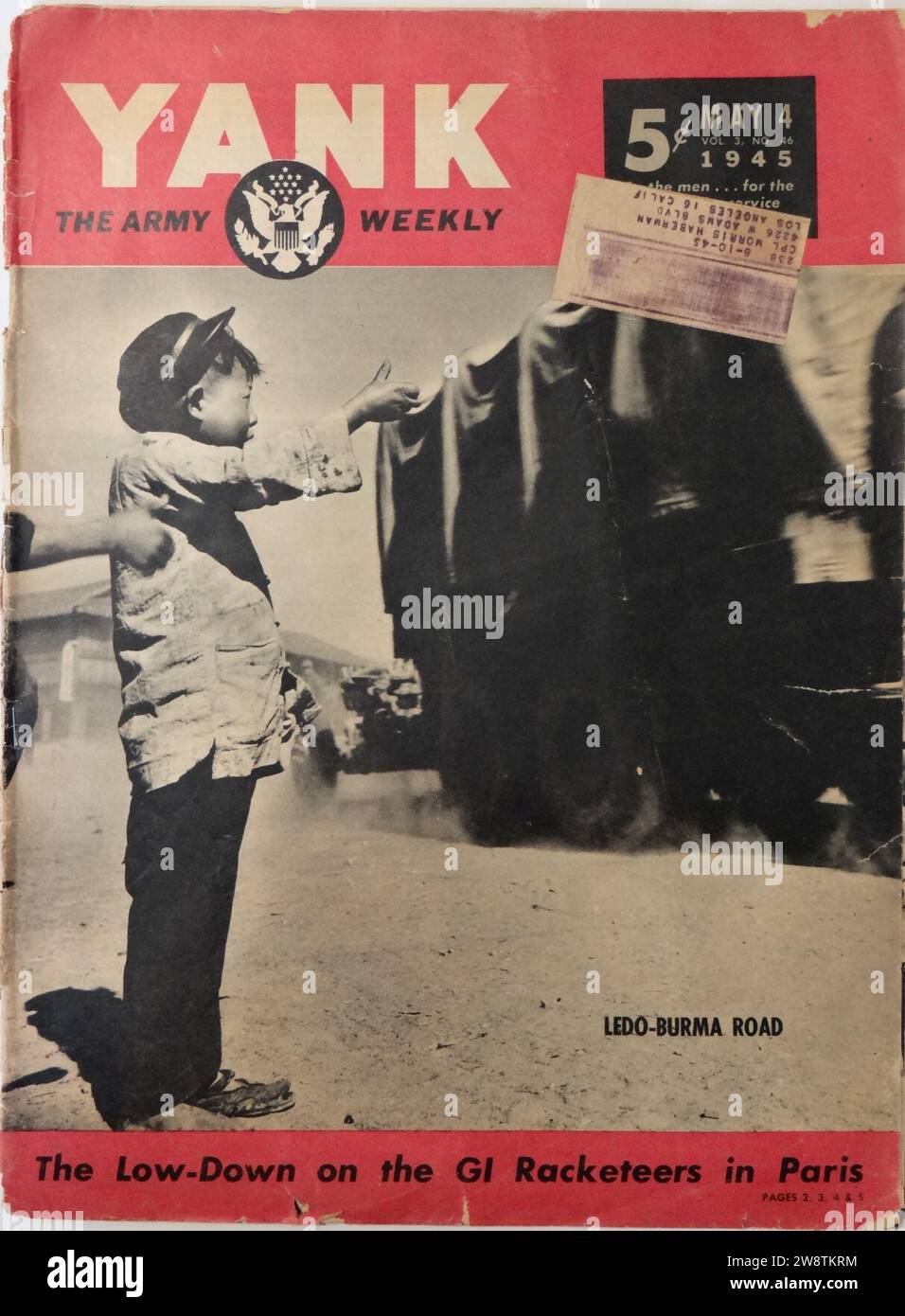 Yank, The Army Weekly, May 4, 1945 (Ledo-Burma Road Stock Photo - Alamy
