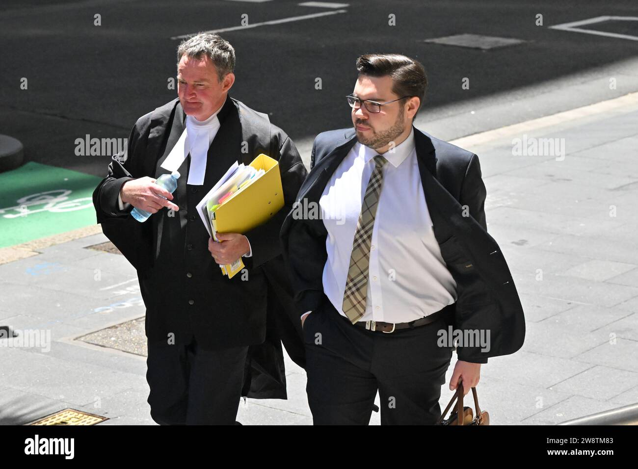 Sydney, Australia. 22nd Dec, 2023. Lawyer Steven Whybrow and former ...