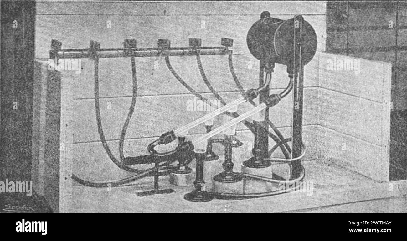 Yarrow's inclined U-tube boiler ciirculation experiment (Rankin Kennedy ...