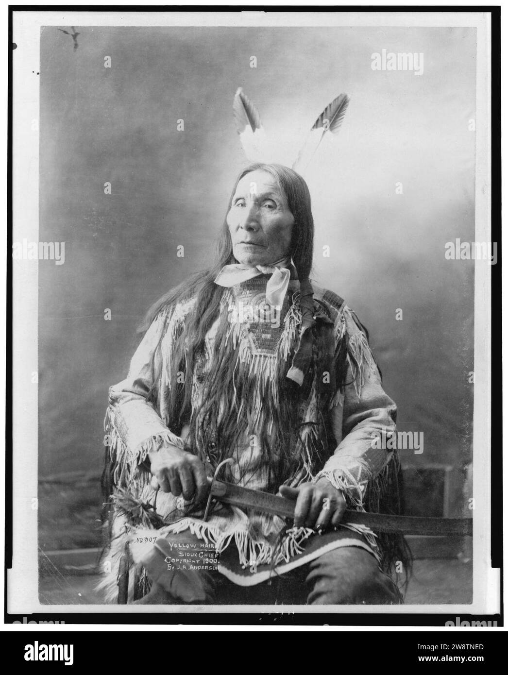 Yellow Hair, Sioux chief Stock Photo - Alamy