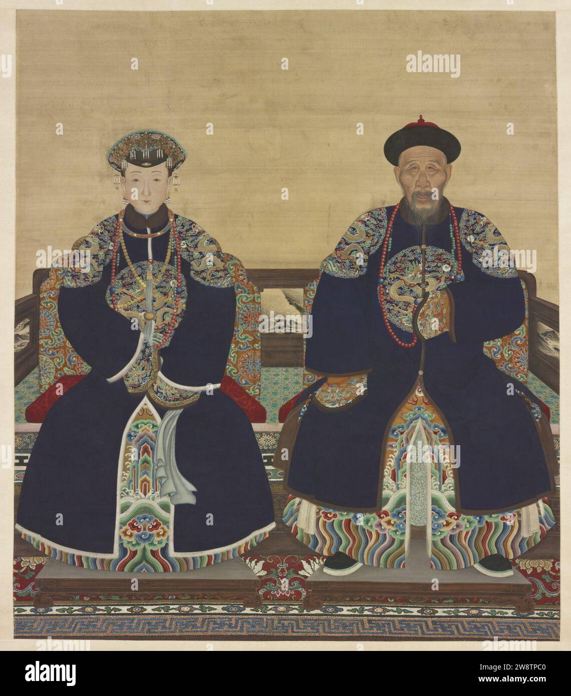 Yinti, Prince Xun and Consort Stock Photo - Alamy