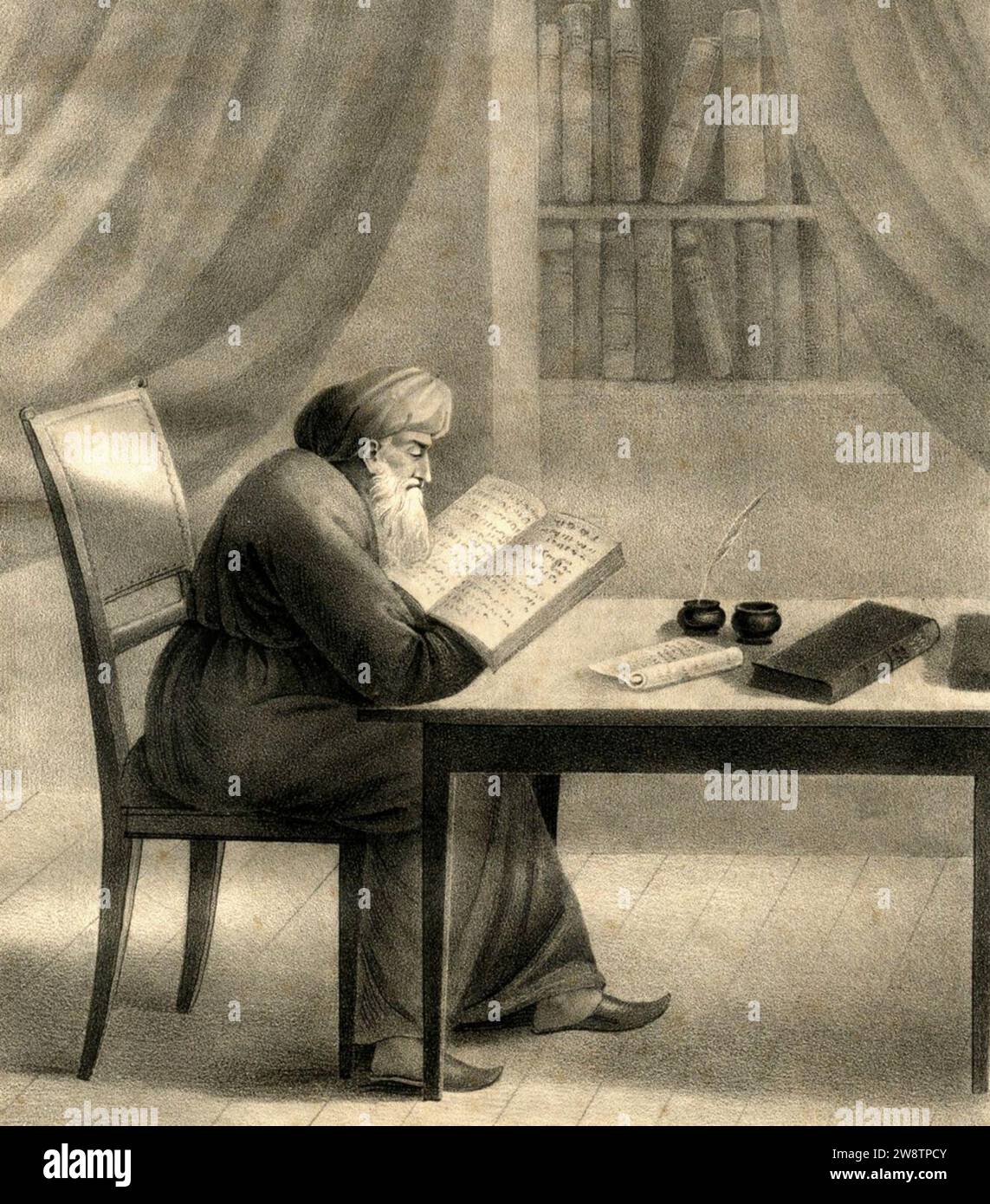 Yitshak ben Yaakov Alfasi (cropped Stock Photo - Alamy