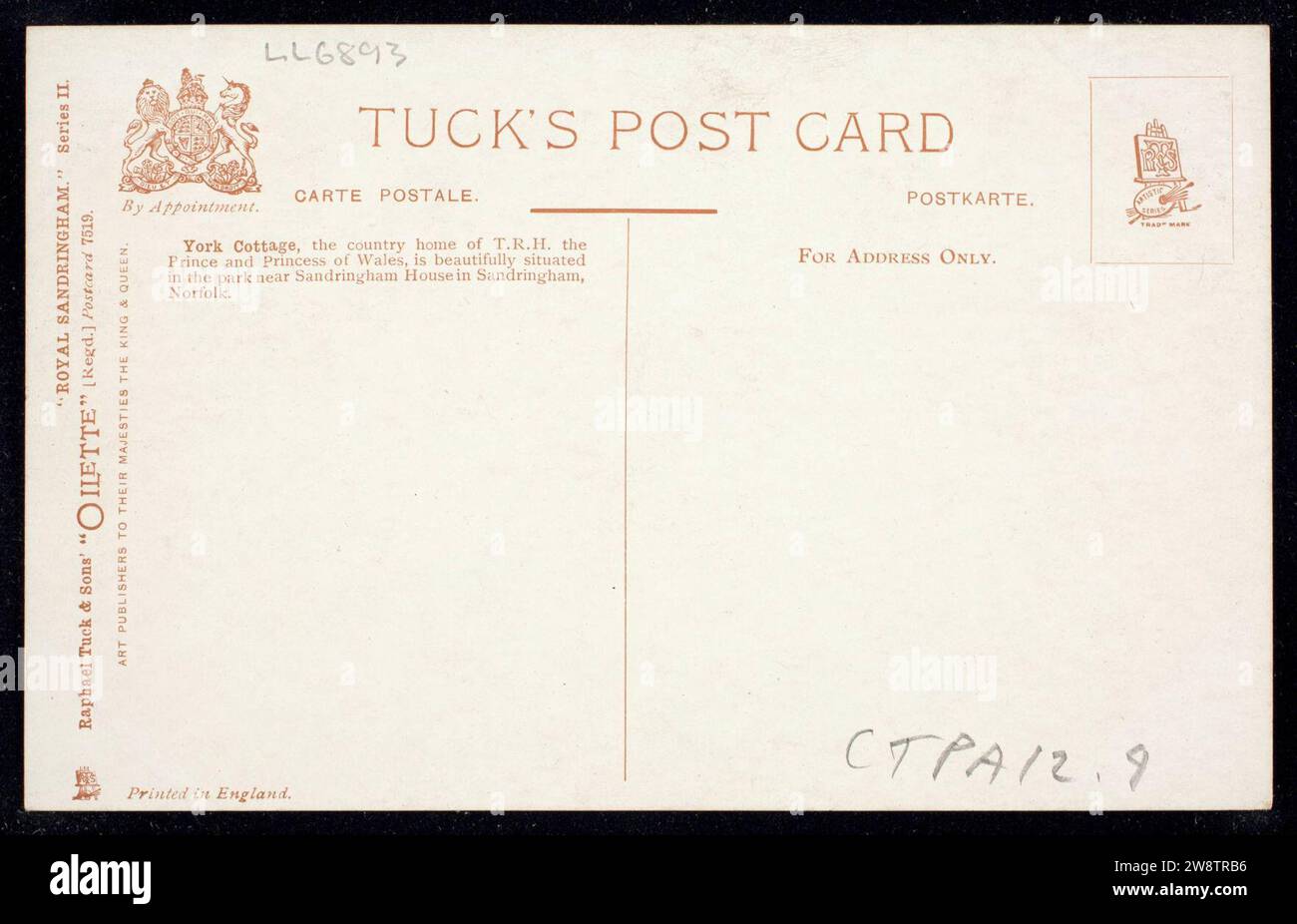 York Cottage, Sandringham Stock Photo - Alamy