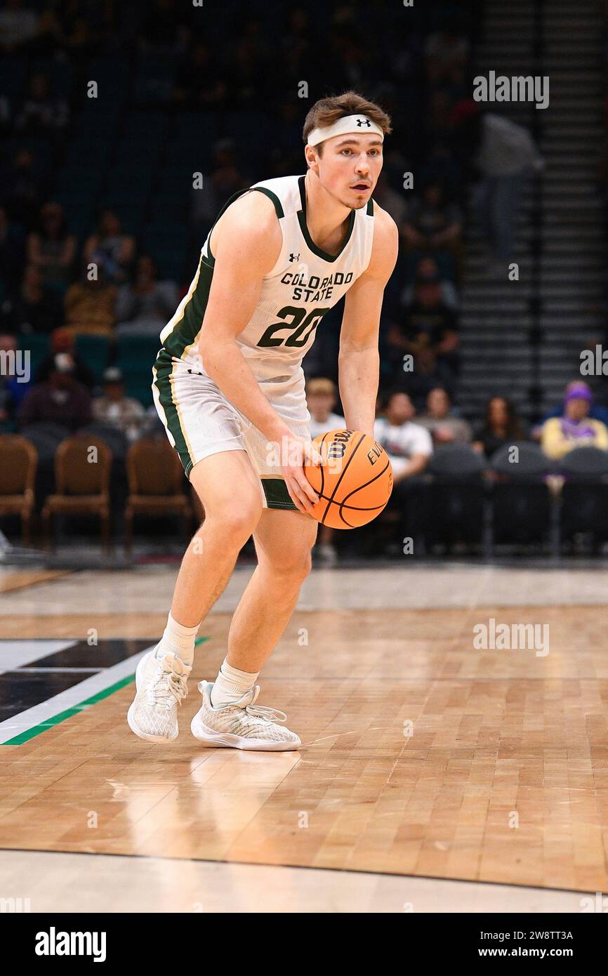 LAS VEGAS, NV - DECEMBER 02: Colorado State Rams guard Joe Palmer (20 ...