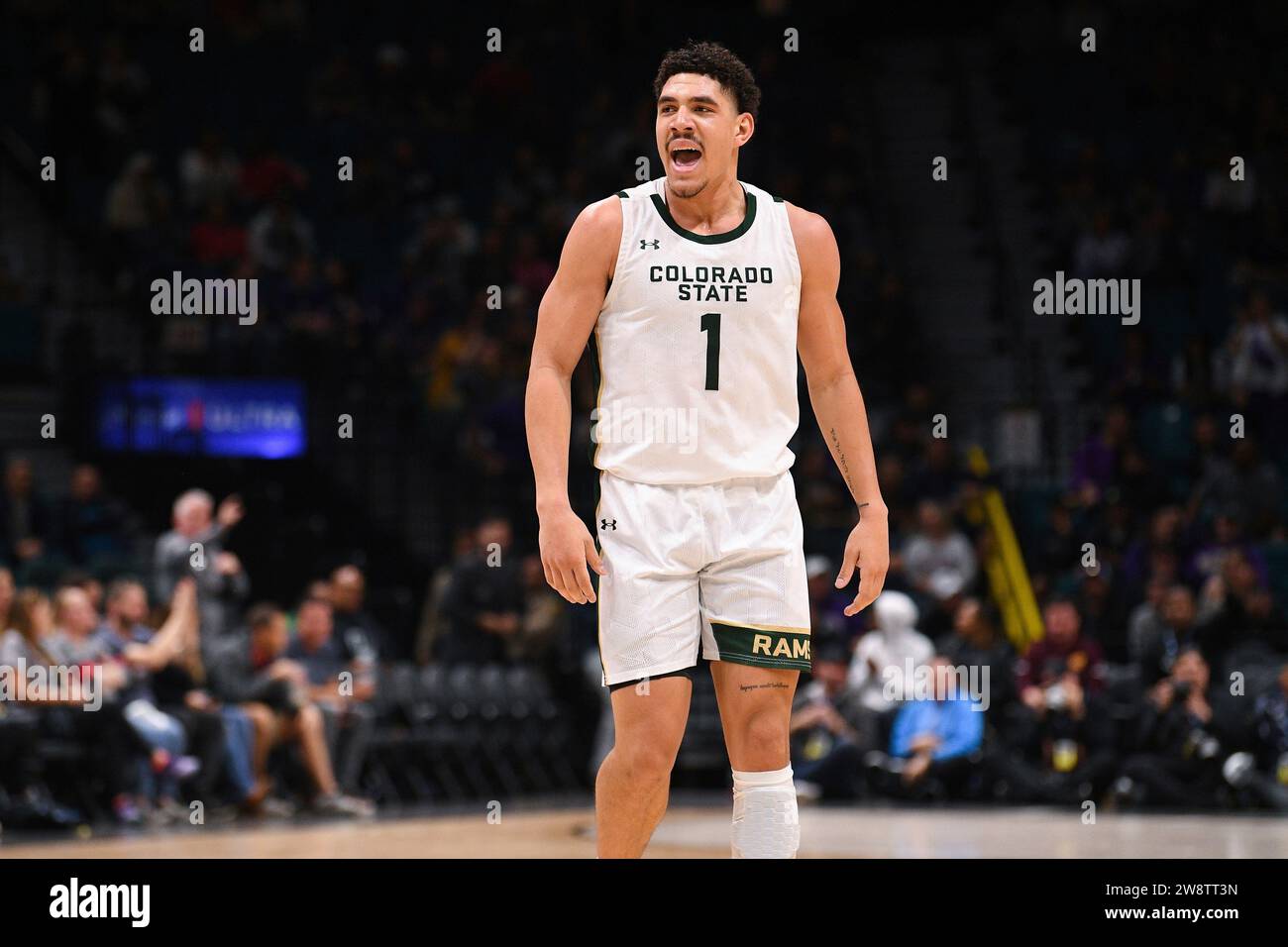LAS VEGAS, NV - DECEMBER 02: Colorado State Rams forward Joel Scott (1 ...