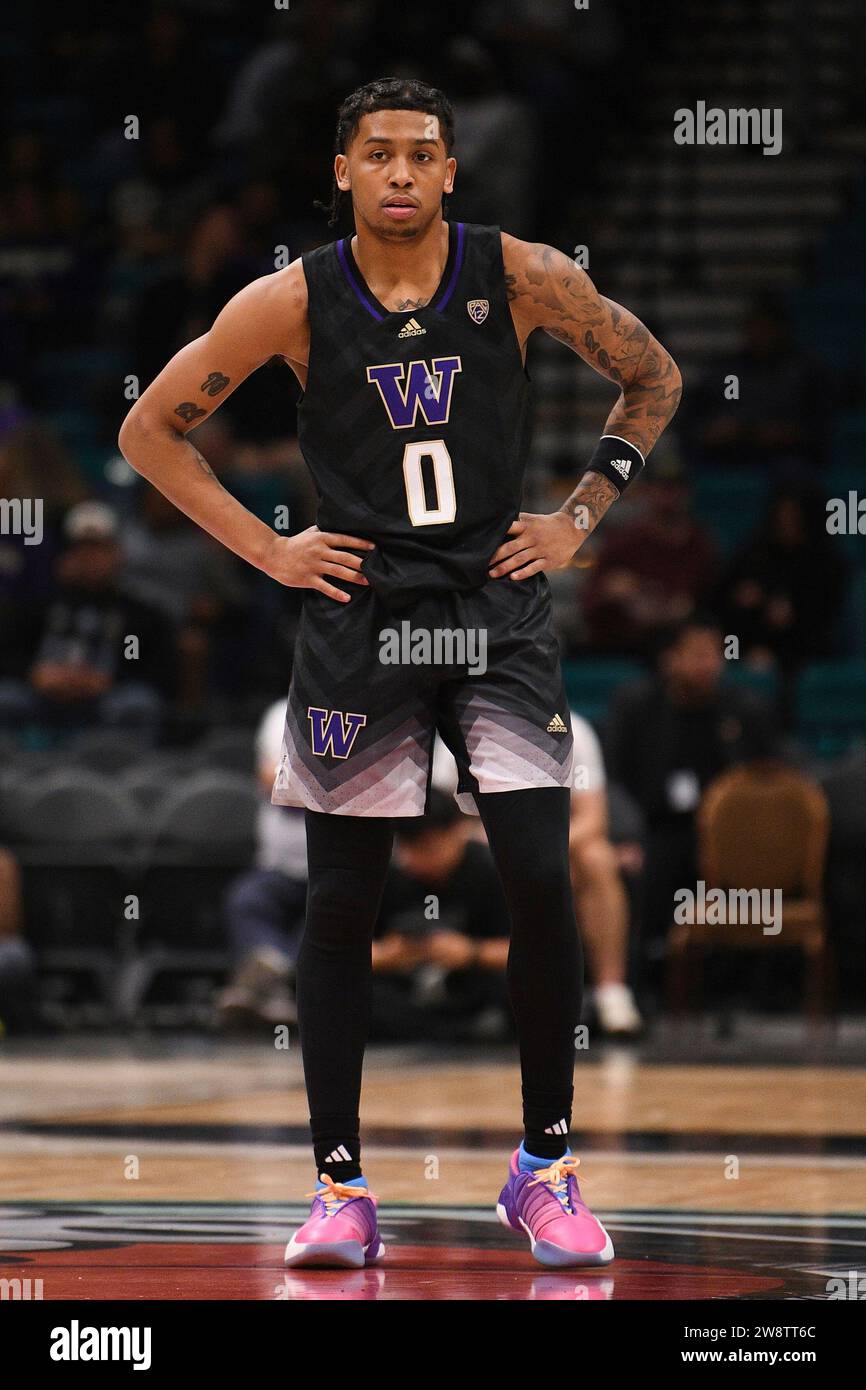 LAS VEGAS, NV - DECEMBER 02: Washington Huskies guard Koren Johnson (0 ...
