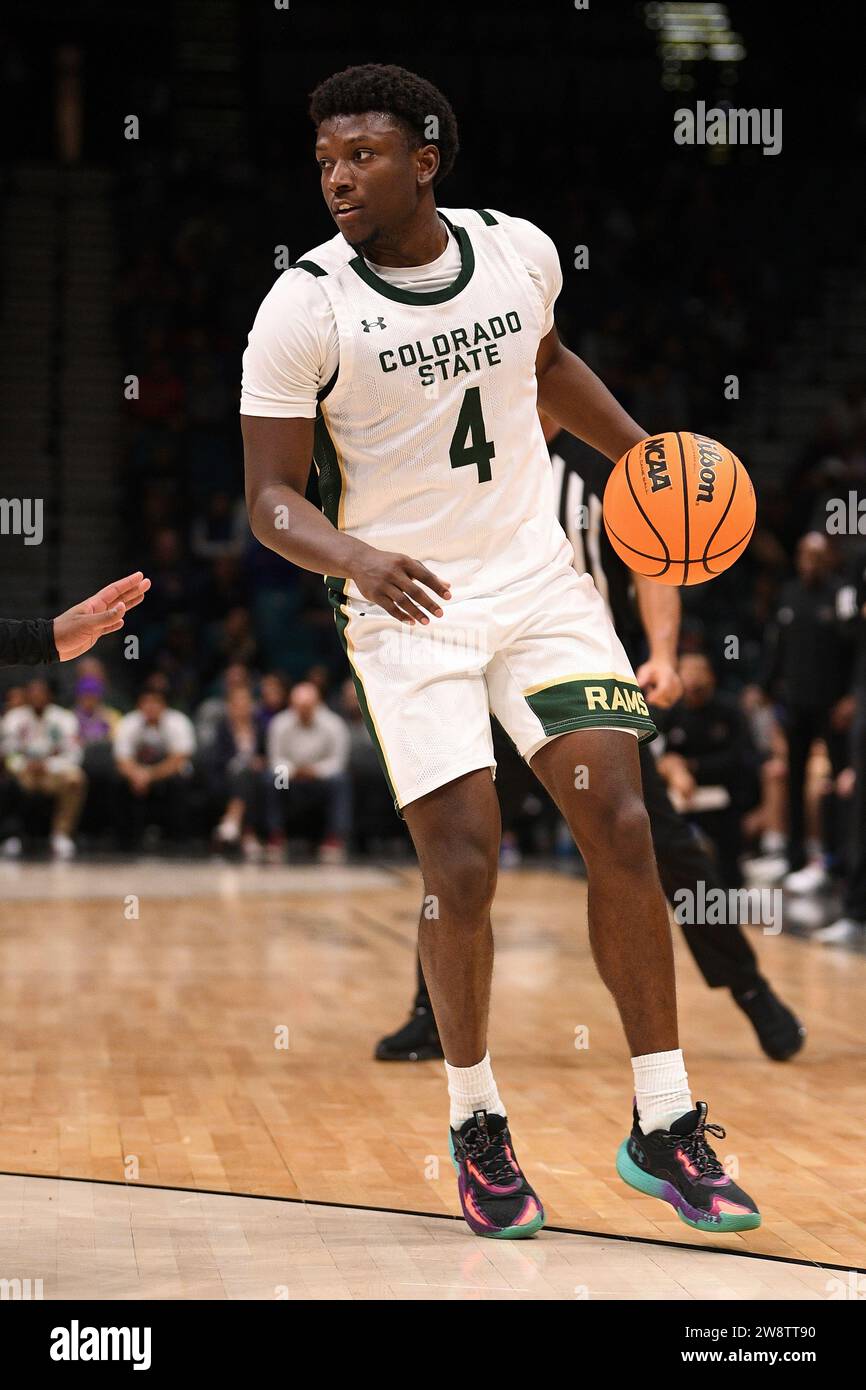 LAS VEGAS, NV - DECEMBER 02: Colorado State Rams guard Isaiah Stevens ...