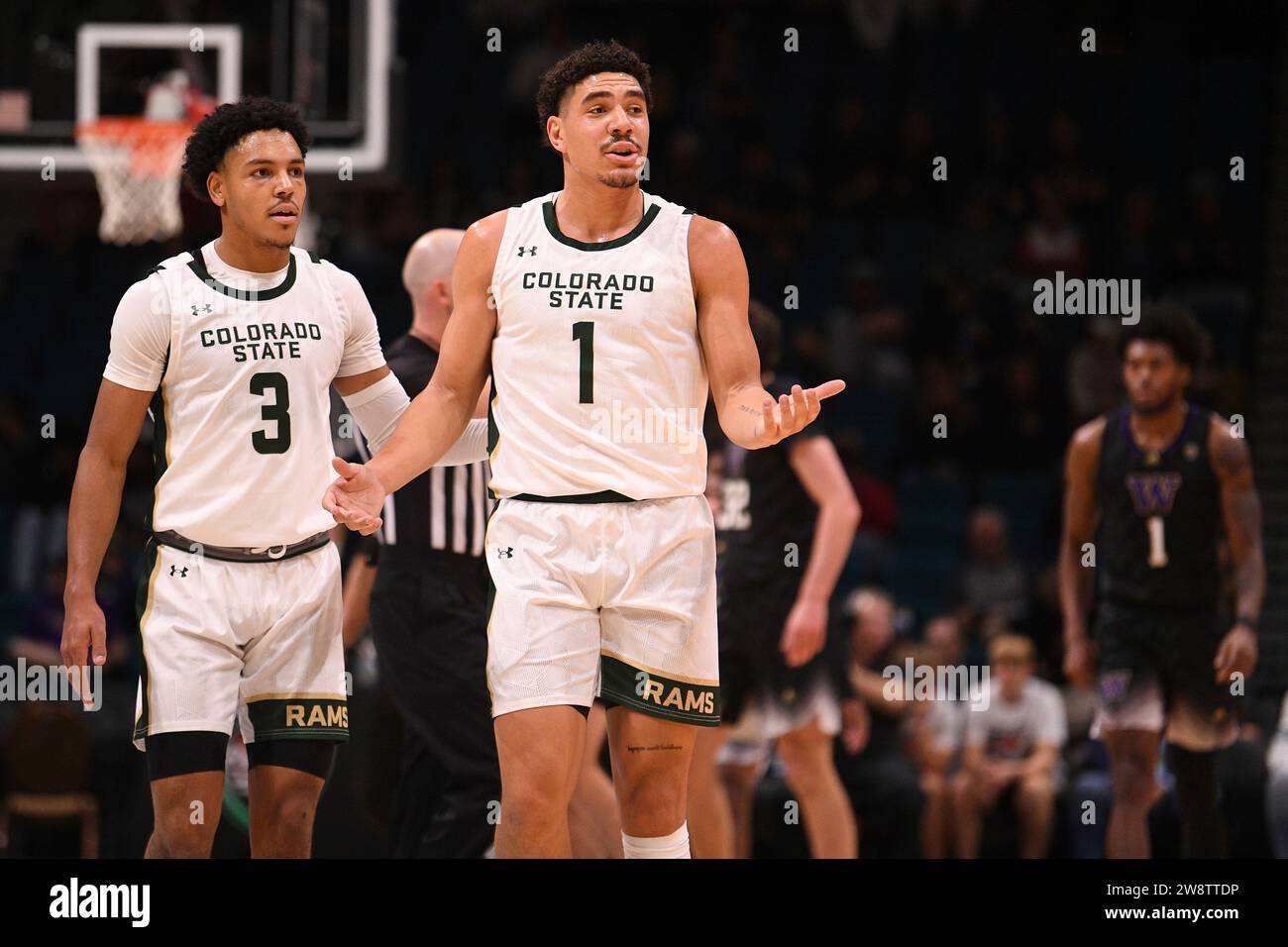 LAS VEGAS, NV - DECEMBER 02: Colorado State Rams forward Joel Scott (1 ...