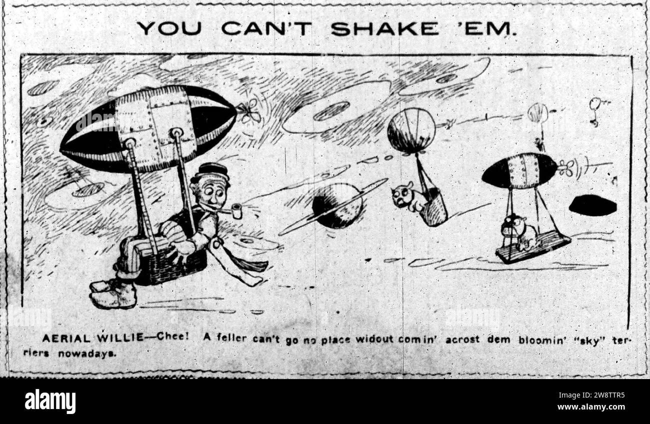 1901 cartoon Black and White Stock Photos & Images - Alamy
