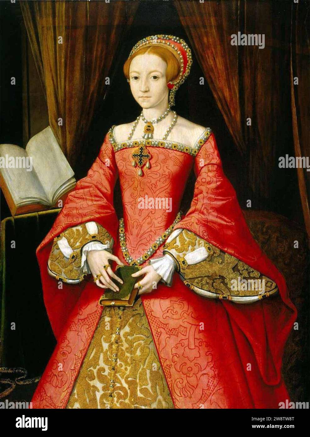 Young Elizabeth I Portrait Stock Photo - Alamy
