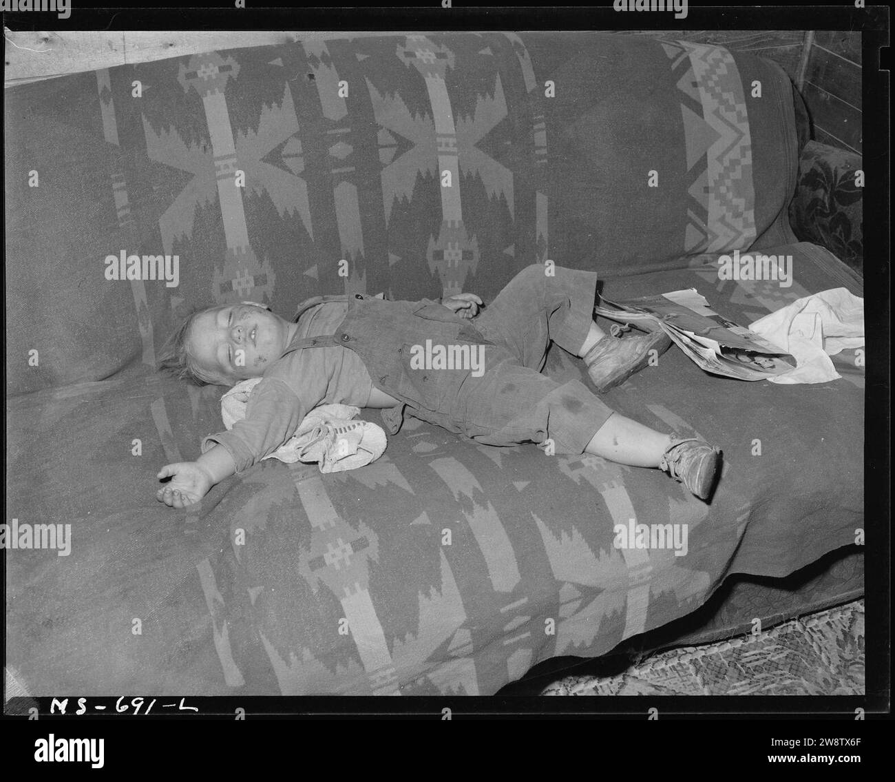 Young son of Ben Baker, miner, living in company housing project. Union ...