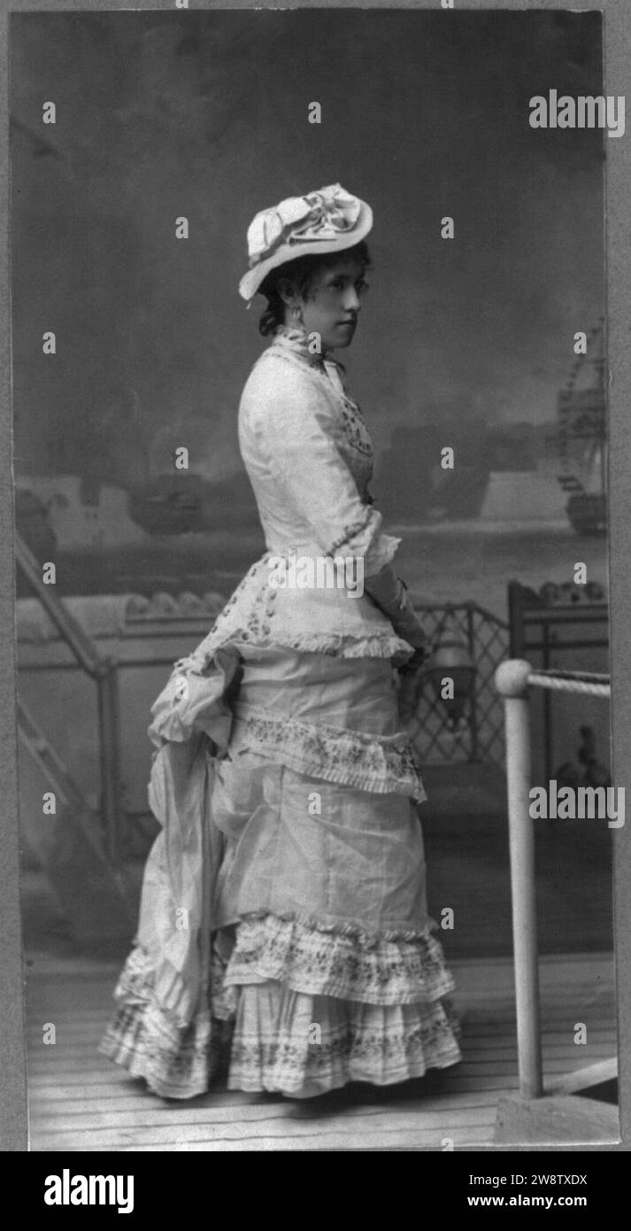 Young woman of the cast of Gilbert & Sullivan's ''H.M.S. Pinafore ...