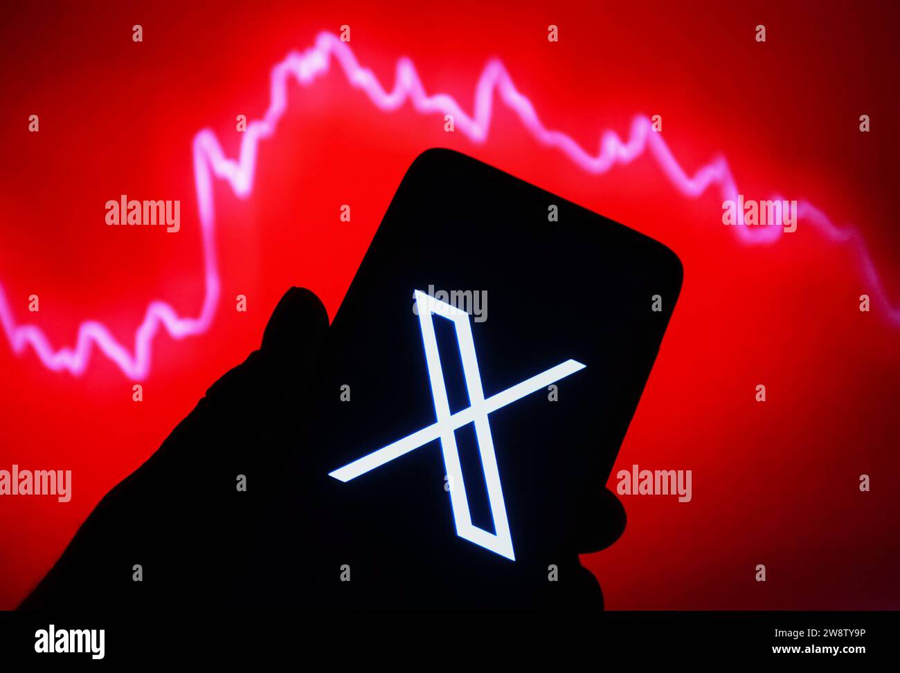 X social media platform logo hi-res stock photography and images - Alamy