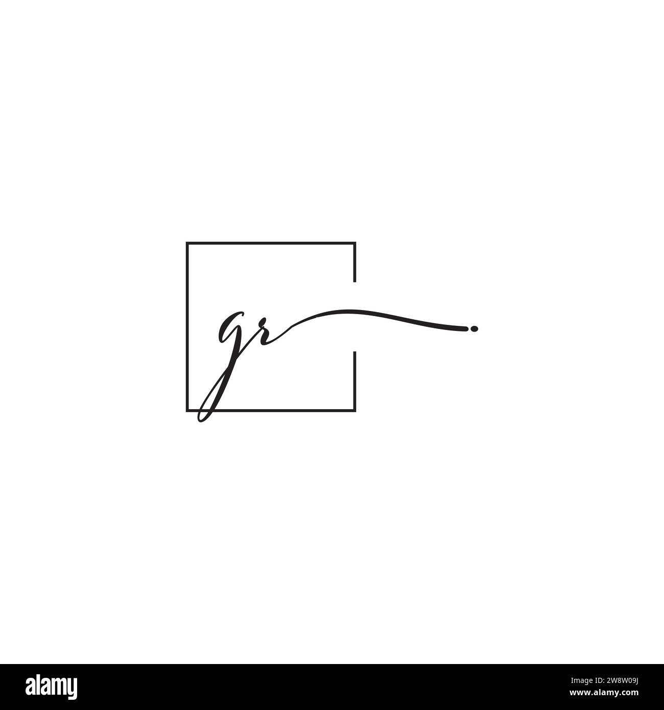Modern gr logo vector vectors hi-res stock photography and images - Alamy