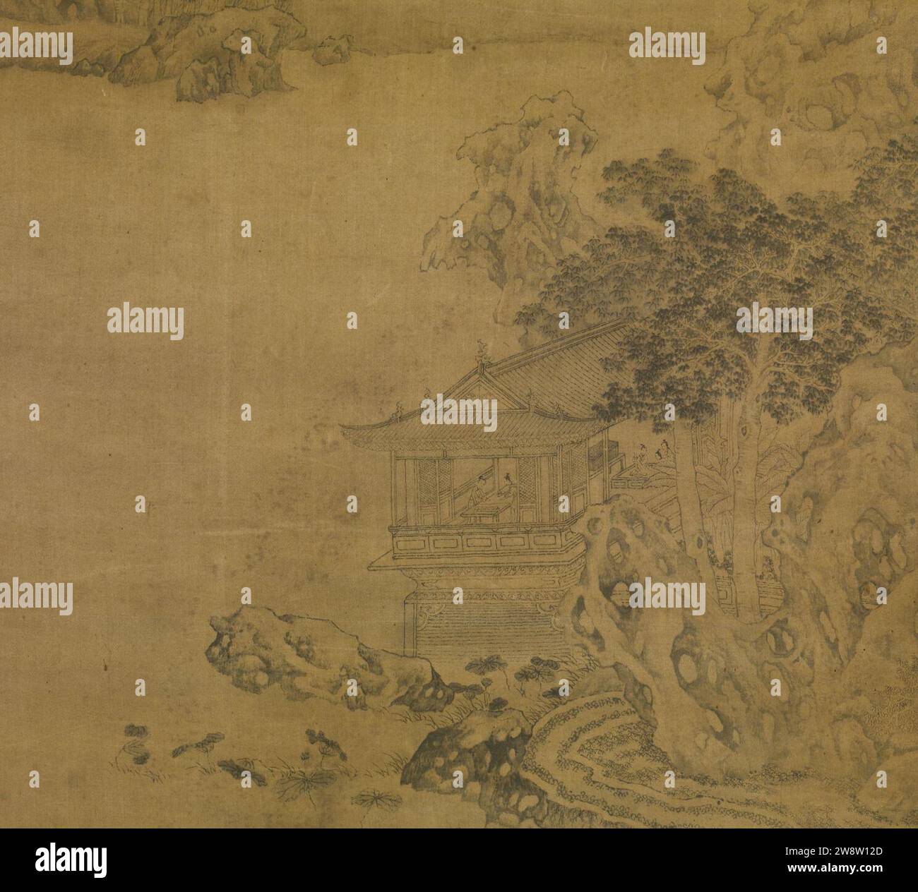 Yun-lin Chu-shih - Lakeside Pavilion Stock Photo - Alamy