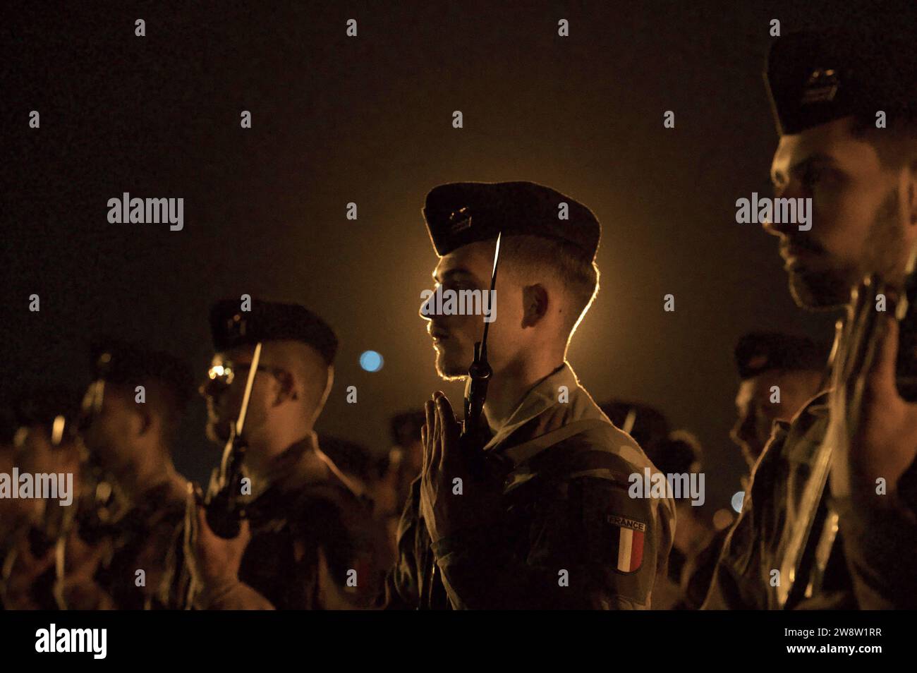 Safawi, Jordan. 21st Dec, 2023. French President Emmanuel Macron ...