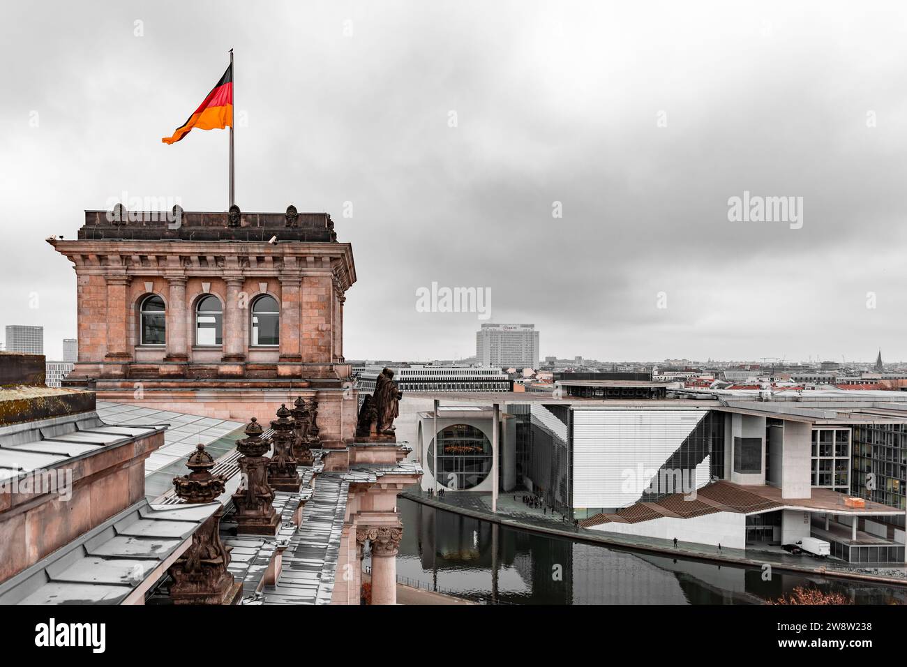 Roof of the Reichstag Berlin Stock Photo - Alamy