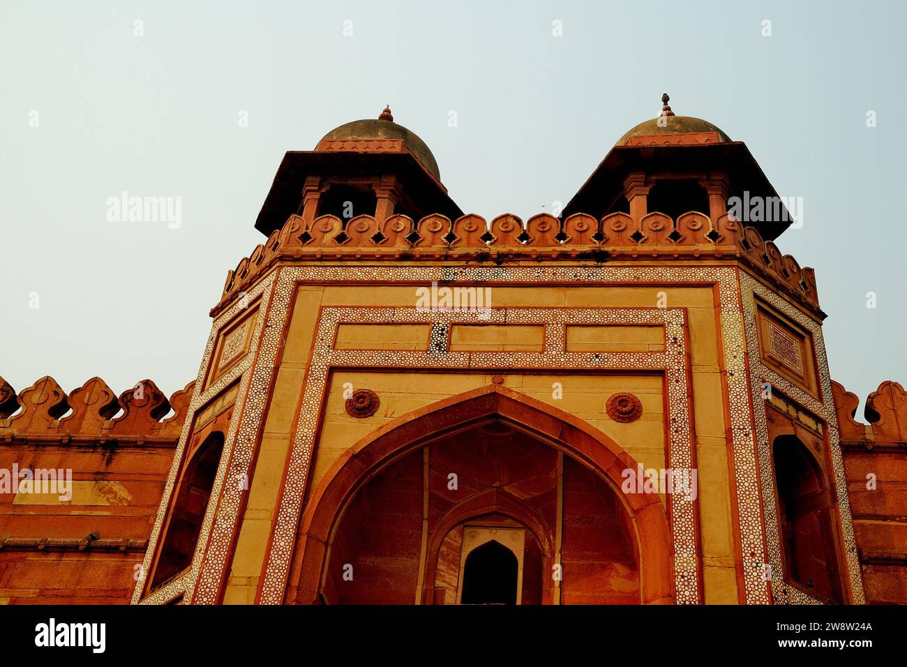 Partial view of King's Gate, Fatehpur Sikri, Uttar Pradesh, India Stock ...