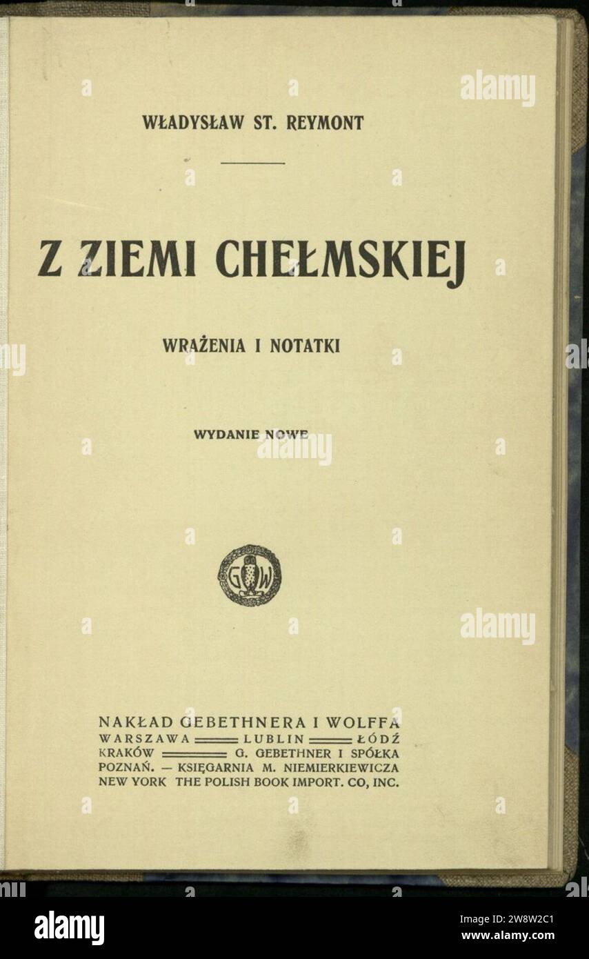 Z ziemi chełmskiej (Reymont) 007 Stock Photo - Alamy