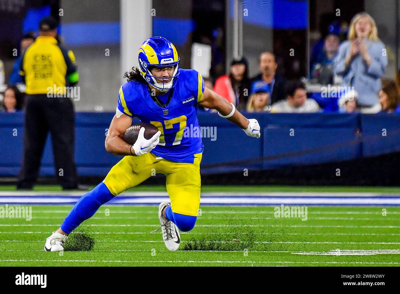 Inglewood, CA. 21st Dec, 2023. Los Angeles Rams wide receiver Puka ...