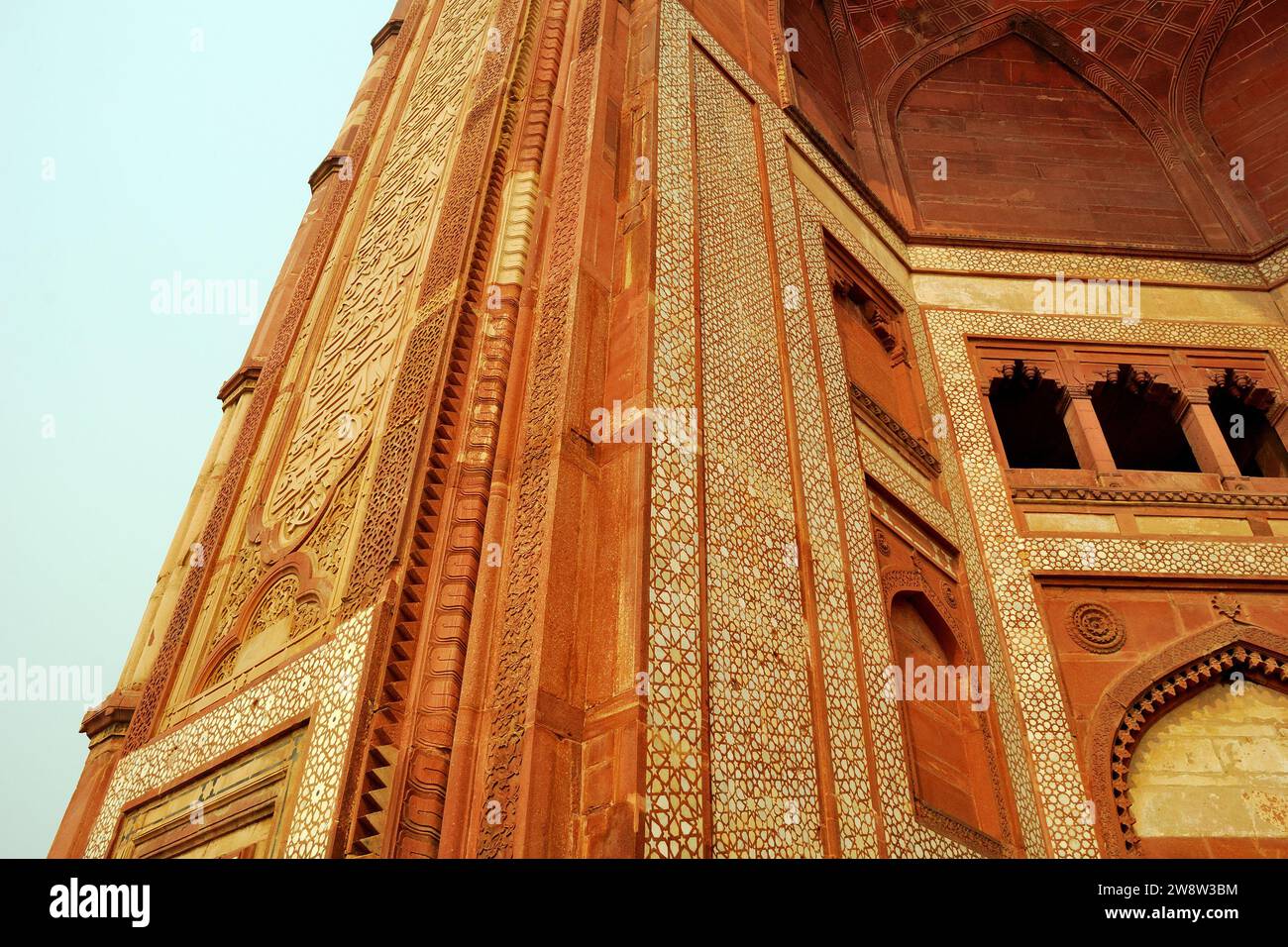 Partial view of Buland Darwaja, Fatehpur Sikri, Uttar Pradesh, India ...