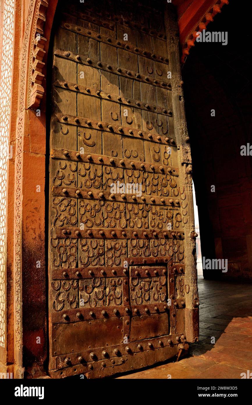 Partial view of Buland Darwaja, Fatehpur Sikri, Uttar Pradesh, India ...