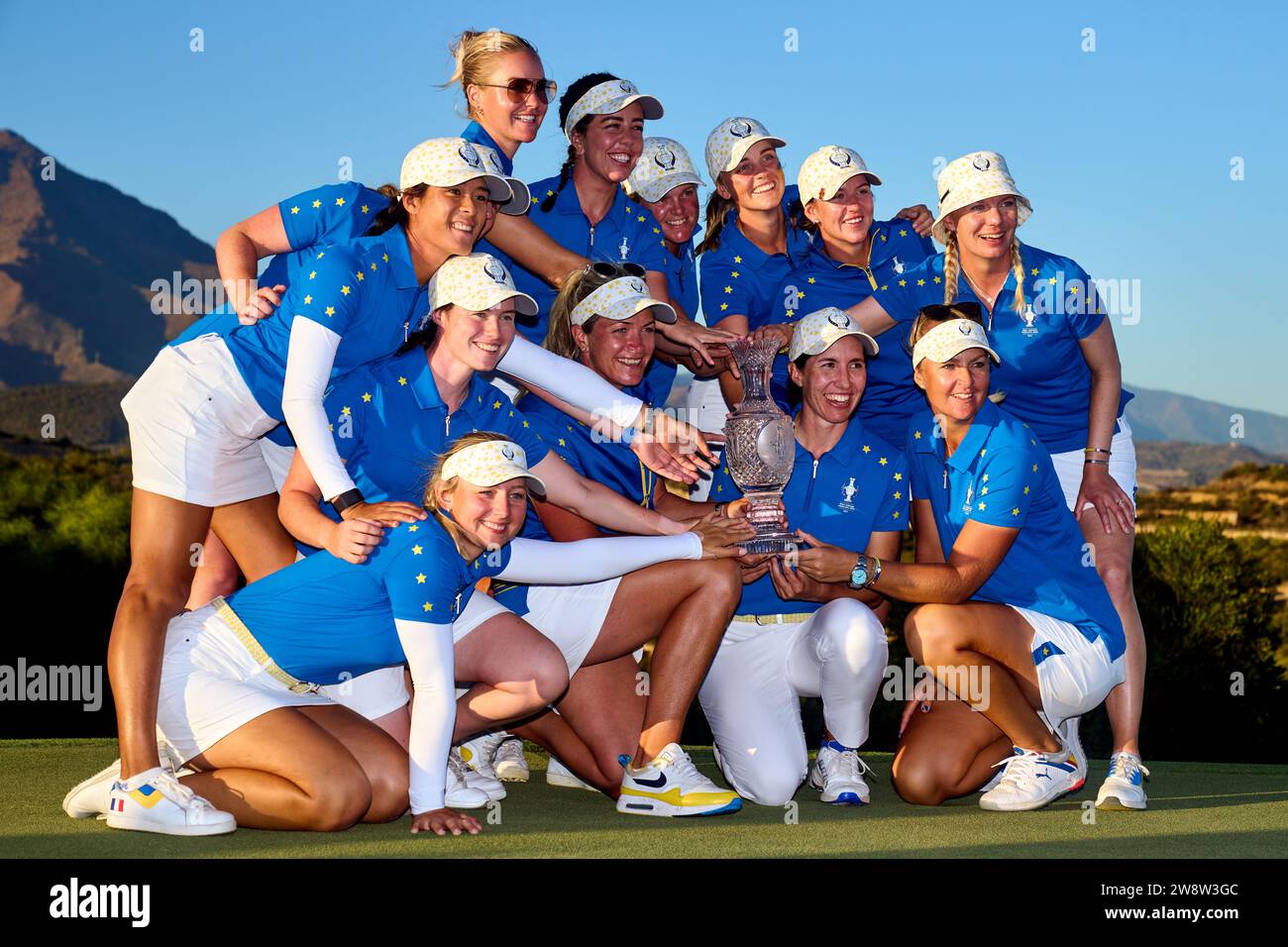 PA REVIEW OF THE YEAR 2023 File photo dated 24/09/23 - Team Europe with the Solheim Cup ...