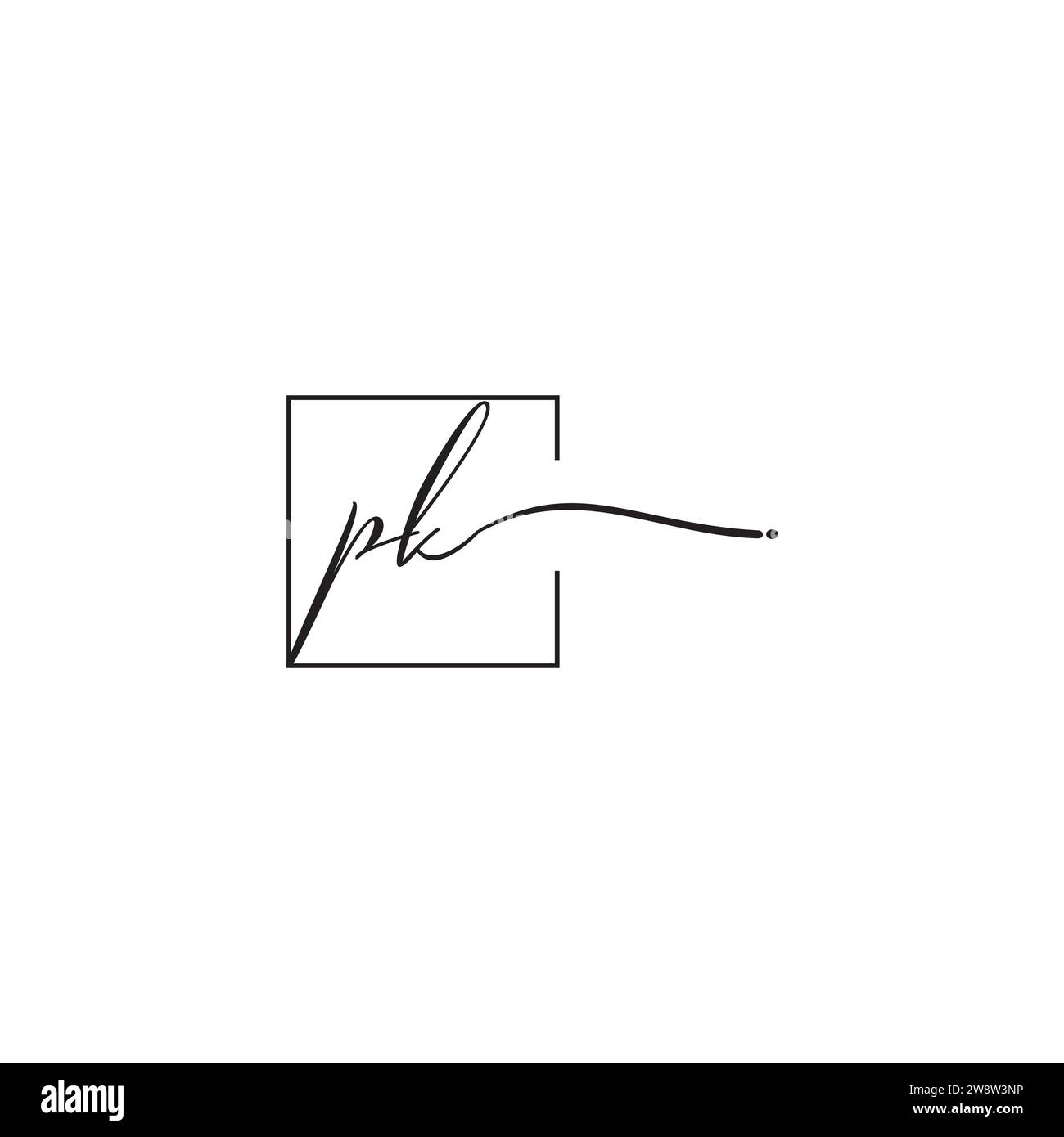 PK siganture logo concept in high quality professional design that will ...