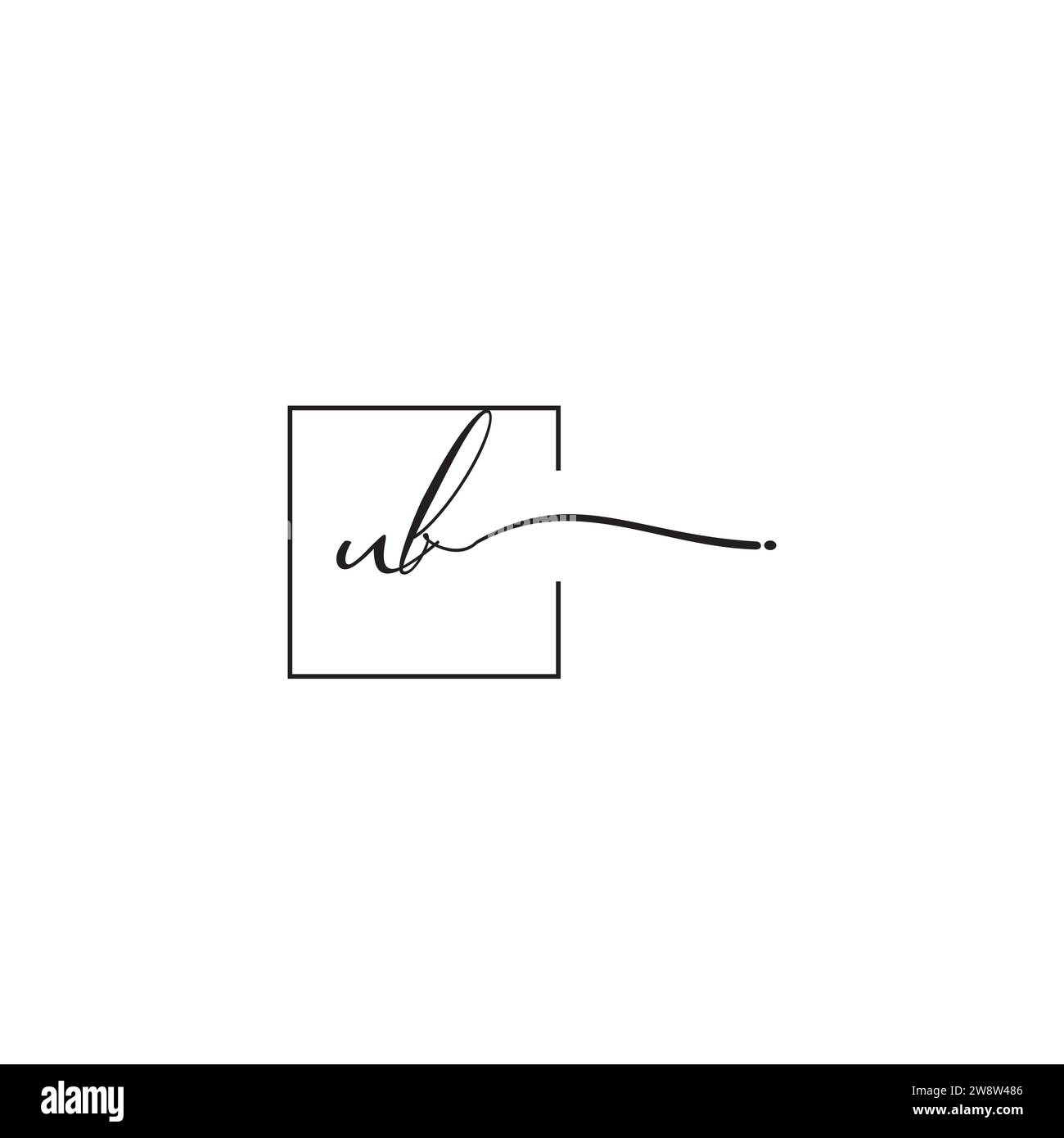 Ub logo design Black and White Stock Photos & Images - Alamy