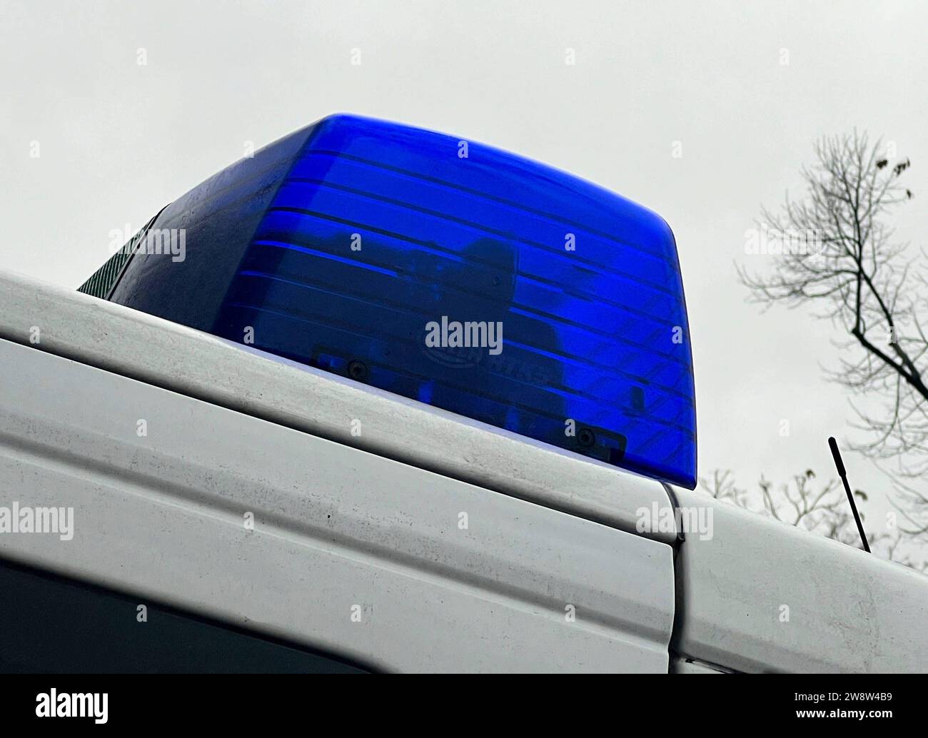 Blaulicht Polizei Streifenwagen Polizeiauto *** Blue light police ...