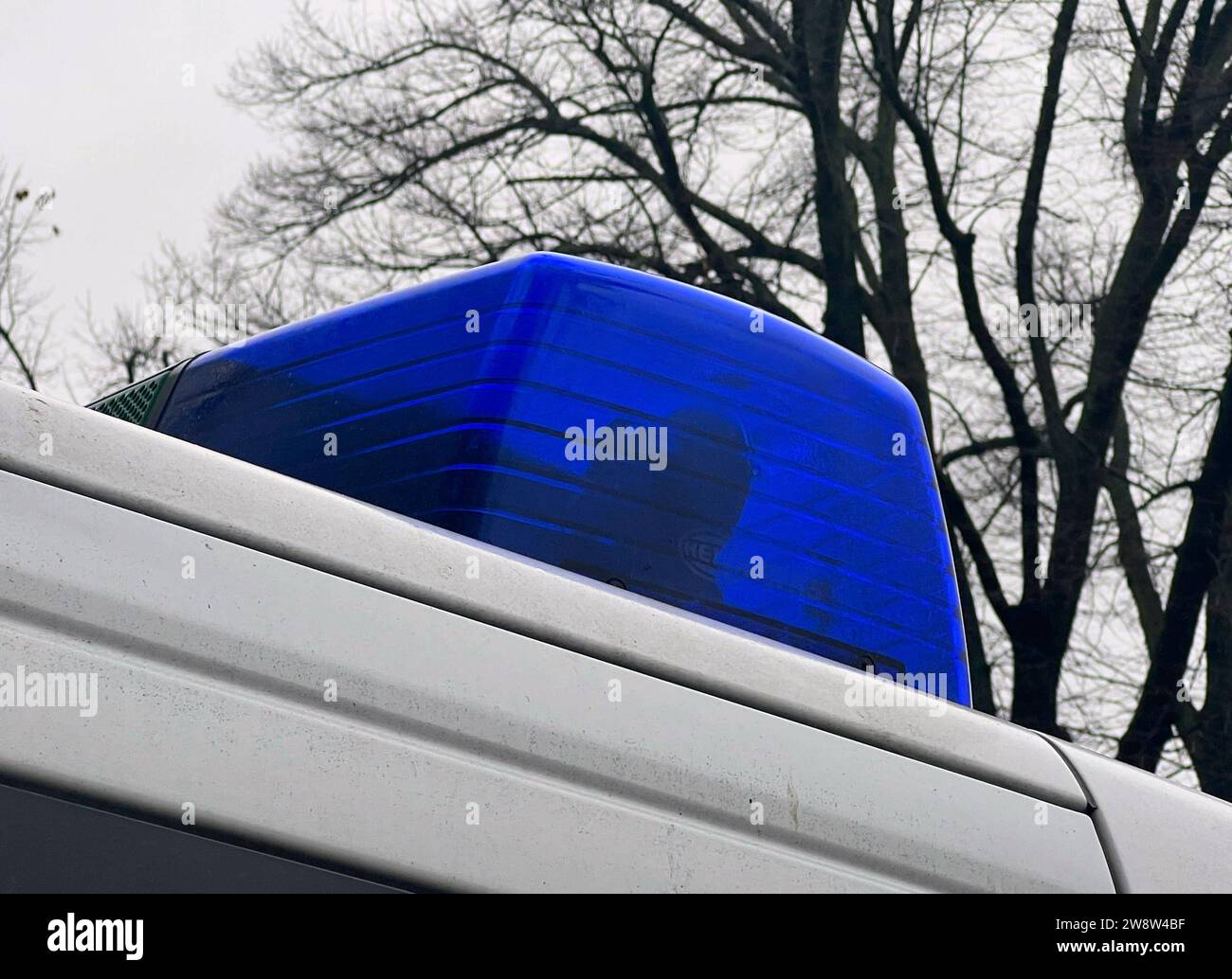 Blaulicht Polizei Streifenwagen Polizeiauto *** Blue light police ...