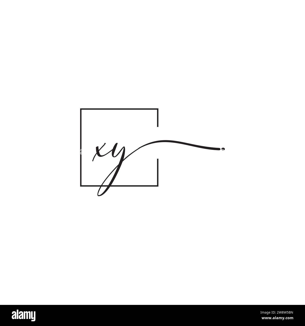Xy logo design Stock Vector Images - Alamy