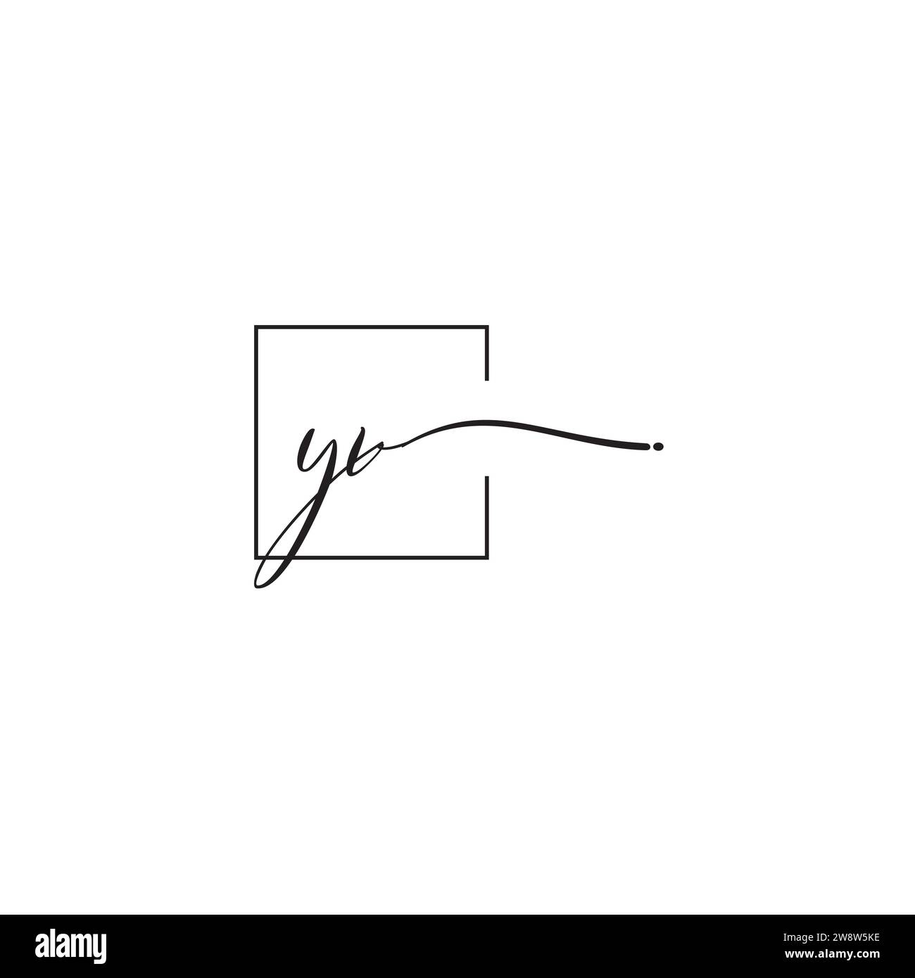 Letter yv logo hi-res stock photography and images - Alamy
