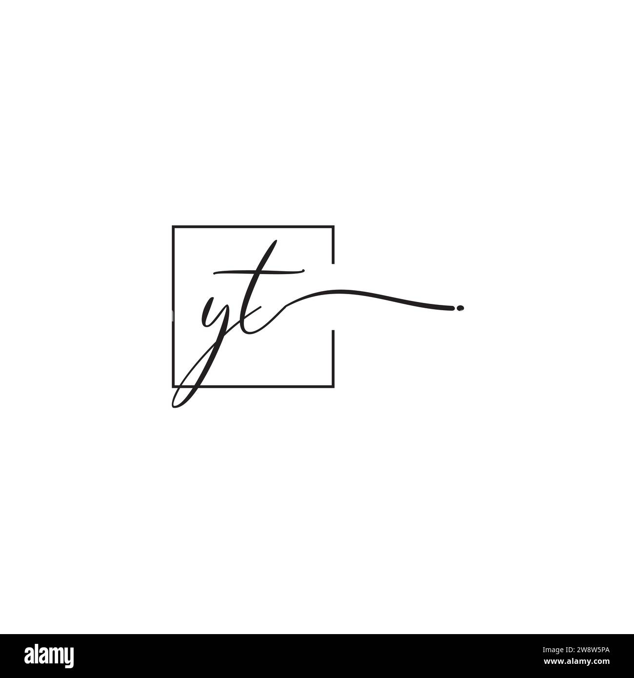 YT siganture logo concept in high quality professional design that will ...