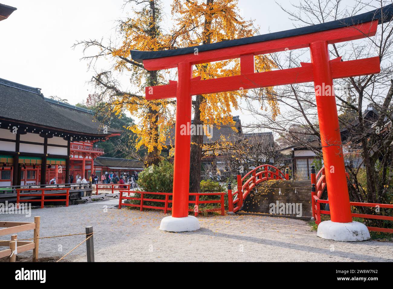 Kyoto, Japan - Dec 6 2023 : Shimogamo Shrine. ( Kamo-mioya-jinja Shrine ...