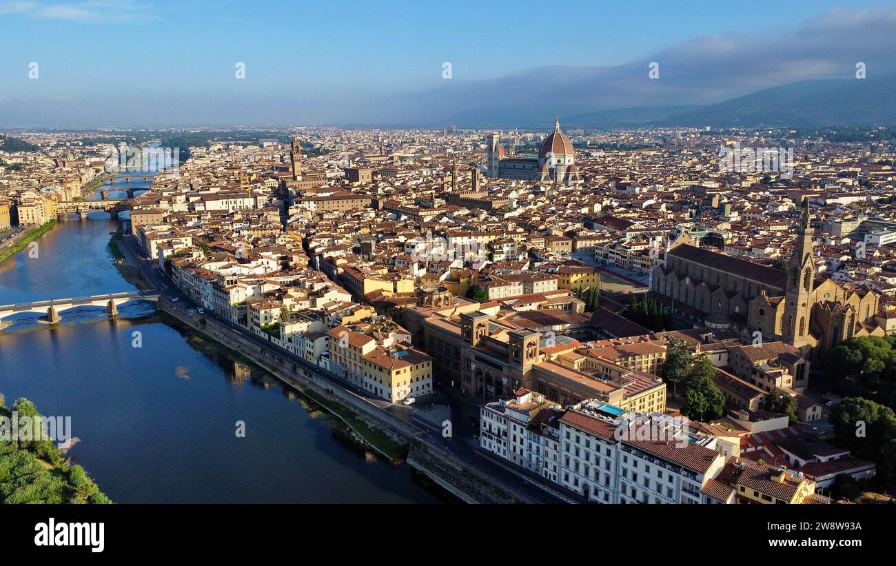Drone photo florence italy hi-res stock photography and images - Alamy